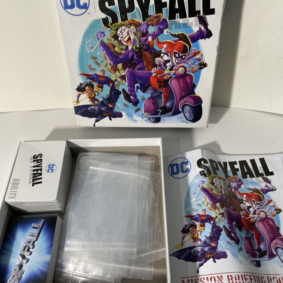 DC Universe Spyfall Social Deduction Party Card Game Board Game | eBay