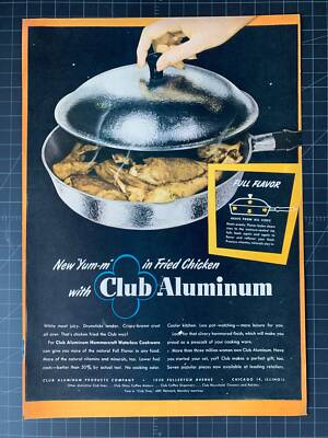 Vintage 1946 Club Aluminum Cookware Print Ad | eBay