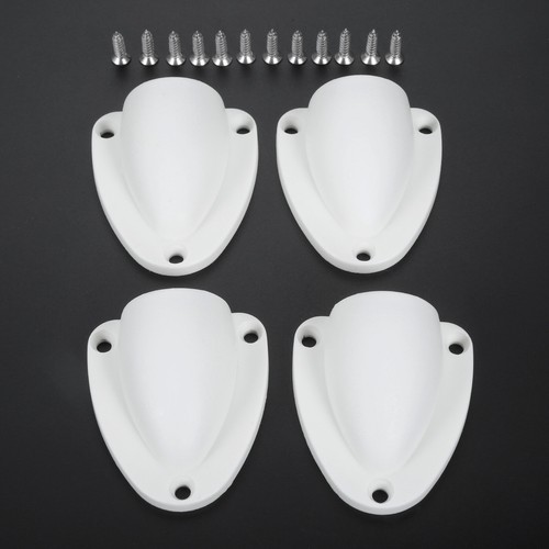 4PCS Boat Marine White Nylon Clam Shell Vent Wire Cable Cover ...
