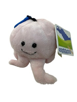 Squishable Micros Pink Octopus Plush Keychain With Blue Clip W/ Hang ...