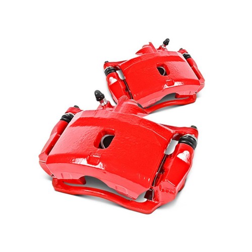 Powerstop S2772 Performance Front Red Brake Calipers Set for 2003-2004 ...