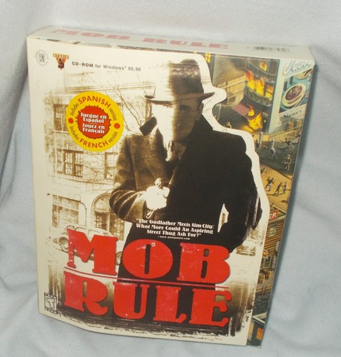 Mob Rule (PC, 1999) The Godfather meets Sim City big box complete ...