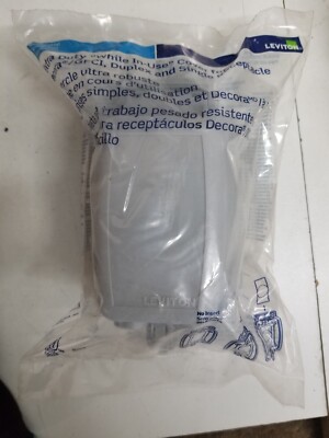 Leviton Extra Duty Outdoor Outlet Box Duplex & Single Receptacle rain ...