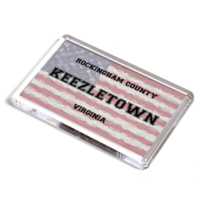 FRIDGE MAGNET - Keezletown - Rockingham, Virginia - USA Flag | eBay UK