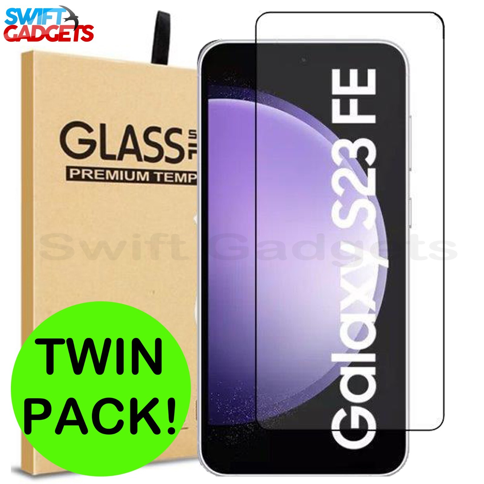 For Samsung Galaxy S23 FE Tempered Glass Screen Protector Cover Guard ...