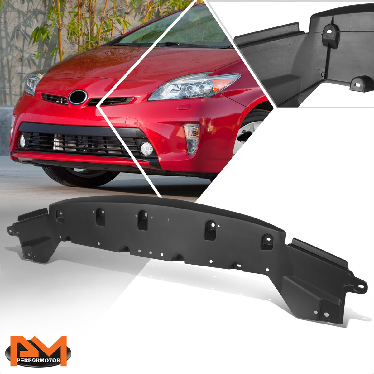 For 10-15 Toyota Prius Factory Style Front Lower Bumper Splash Shield ...