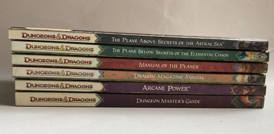 Dungeons & Dragons Game Supplement + Core Rules Book Lot 4e HC Books ...