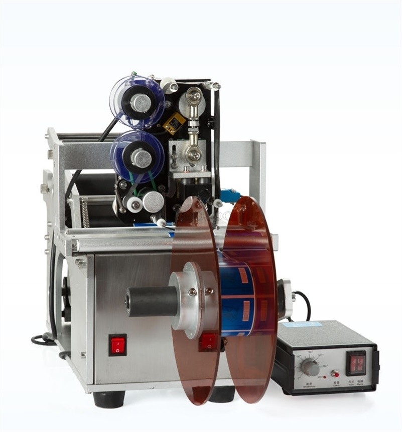 Semi-Automatic Round Bottle Labeler Labeling Machine Coding Machine ...