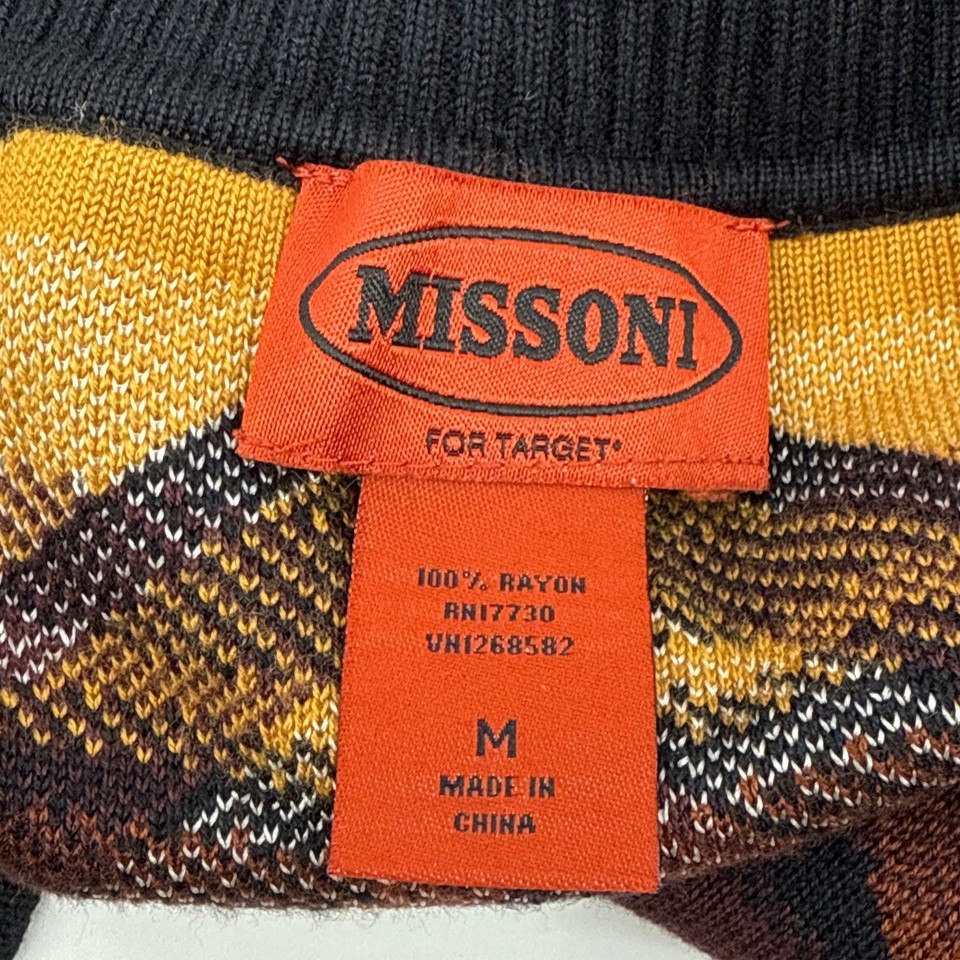 Missoni For Target Womens Medium Geometric Zigzag Long Cardigan Sweater ...