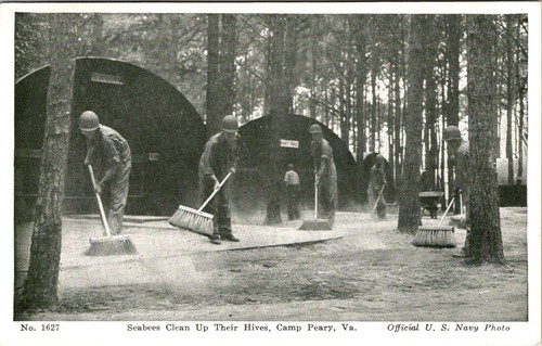 Camp Peary VA Virginia SEABEES CLEAN THEIR HIVES Navy~Military~THE FARM ...