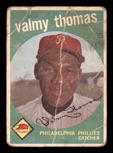 1959 Topps Baseball #235 Valmy Thomas PR *e2 | eBay