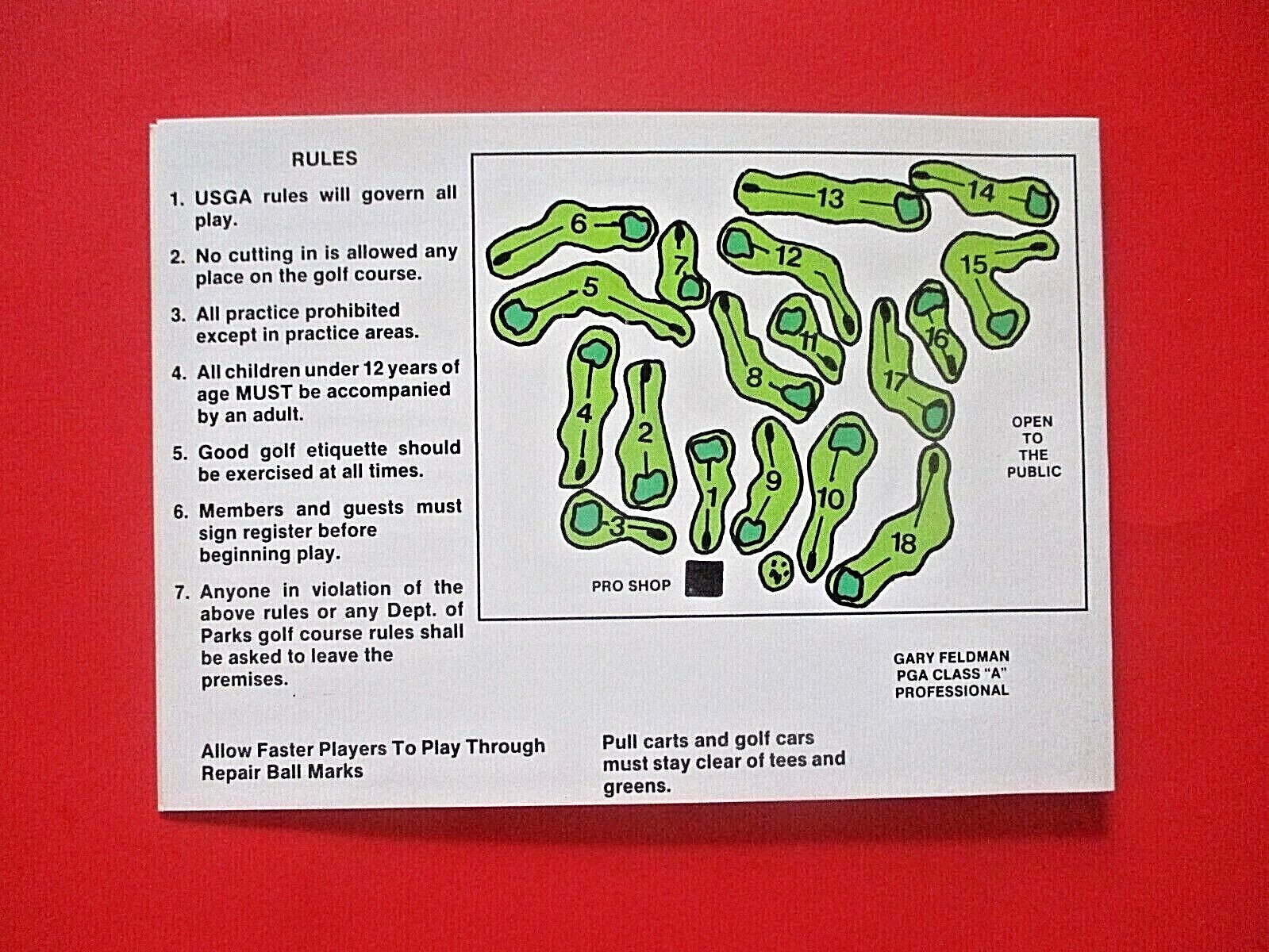 vtg - Golf Scorecard - KENTUCKY DAM VILLAGE STATE RESORT PARK GOLF ...