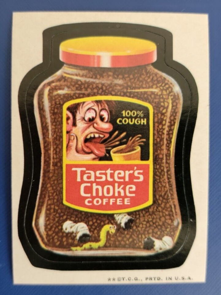 1974 WACKY PACKAGES SERIES 4 TAN BACK TASTER'S CHOKE COFFEE NM+ | eBay