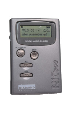 Diamond Rio 500 Mp3 Player 64MB Silver Violet Y2K Vintage MP3 2000 ...