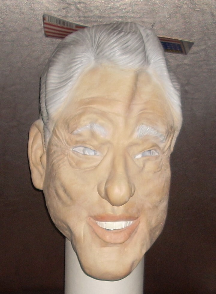 NOS Fright Factory American President Bill Clinton Political Mask ...