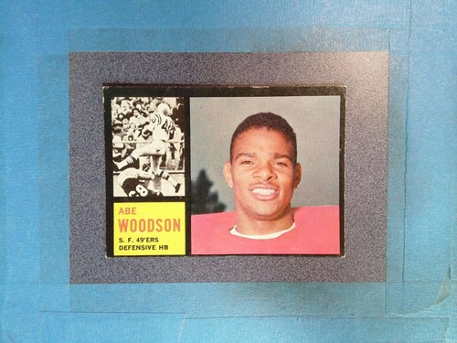 JY26) 1962 Topps #161 ABE WOODSON San Francisco 49ers VG/EX | eBay