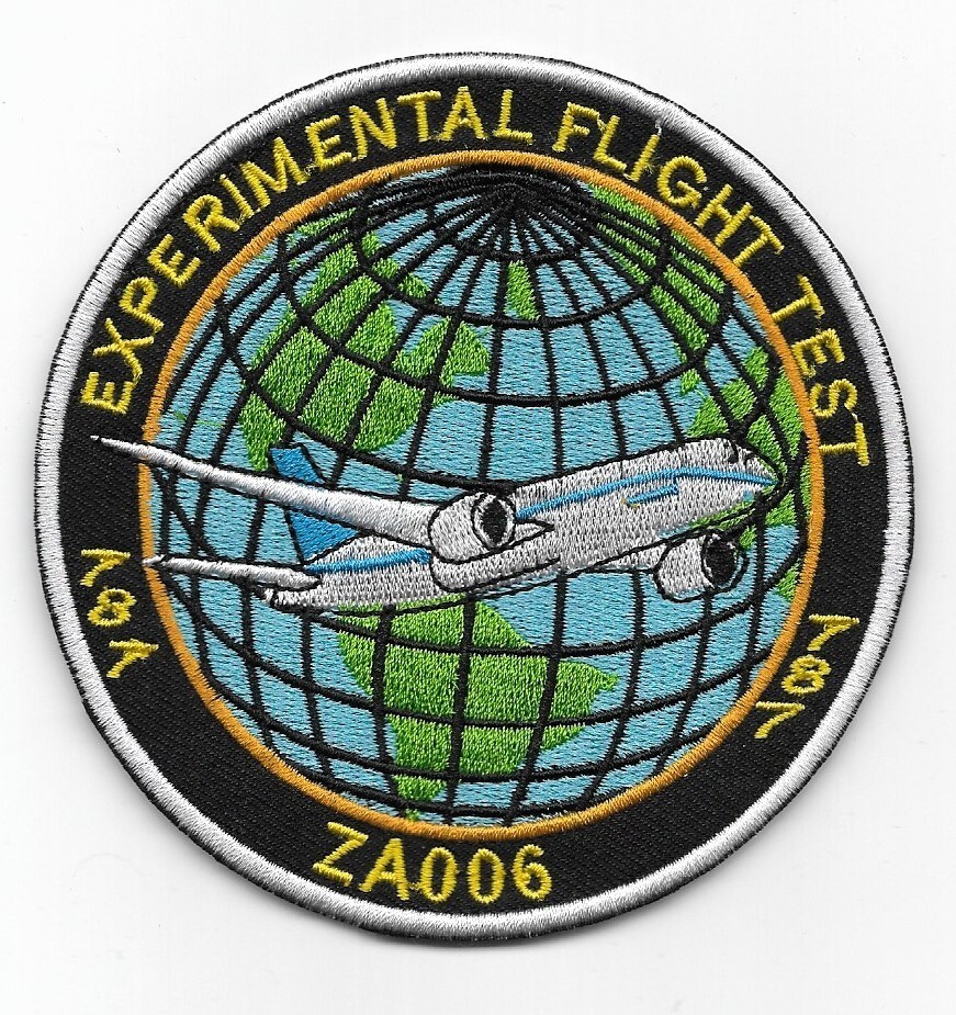 Boeing Company 787 Flight Test Patch | eBay
