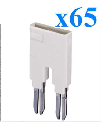 x65 NEW Wago 859-402 PUSH-IN TYPE JUMPER BAR 2-WAY NOMINAL CURRENT 18A ...