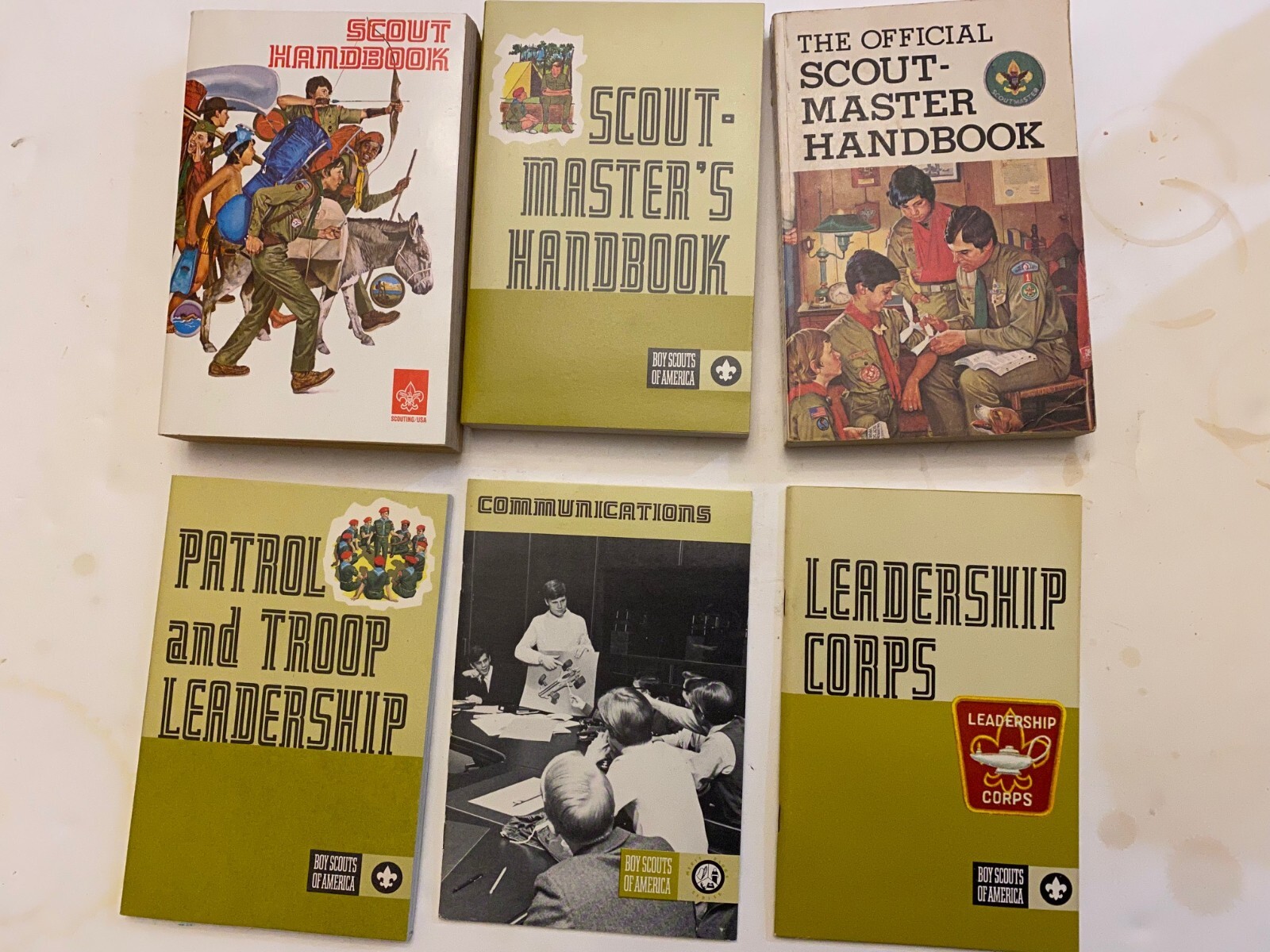 Lot Of 6 Vintage Boy Scout Books - Boy Scouts Of America Material | eBay