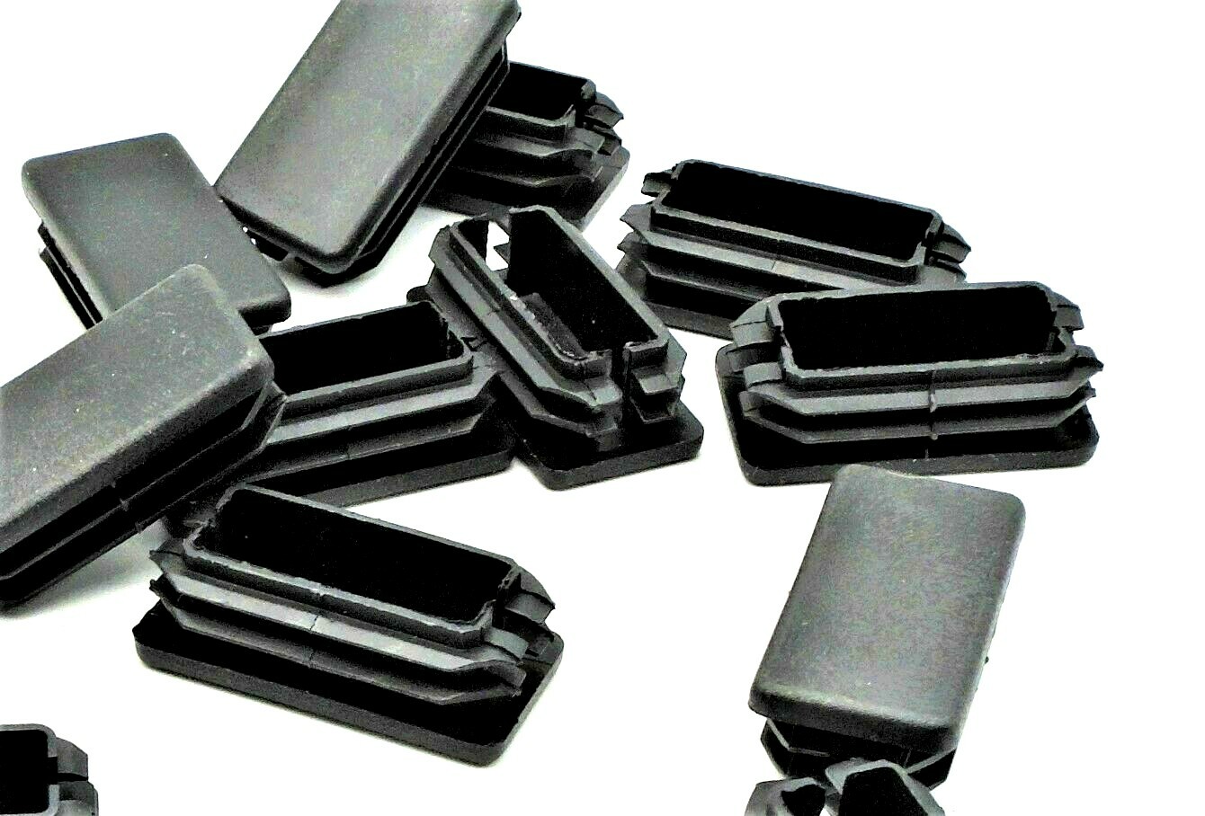 1” X 2” Rectangle End Cap Plugs Rectangular Tubing Caps Various Package ...