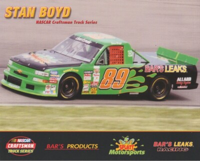 1999 Stan Boyd Splatt Motorsports Chevy Silverado NASCAR CTS postcard ...
