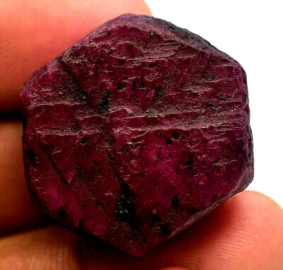 Natural Red Ruby Rough 213.60 Ct. Specimen Facet Raw Crystal Loose ...