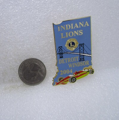 2004 Lions Club International Indiana MD25 - Detroit Windsor Pin | eBay
