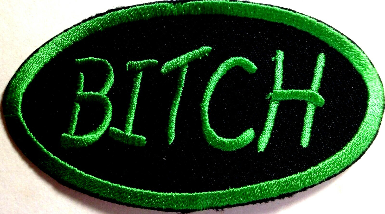 BITCH MOTORCYCLE WOMENS VEST EMBROIDERED IRON ON PATCH H-12 | eBay
