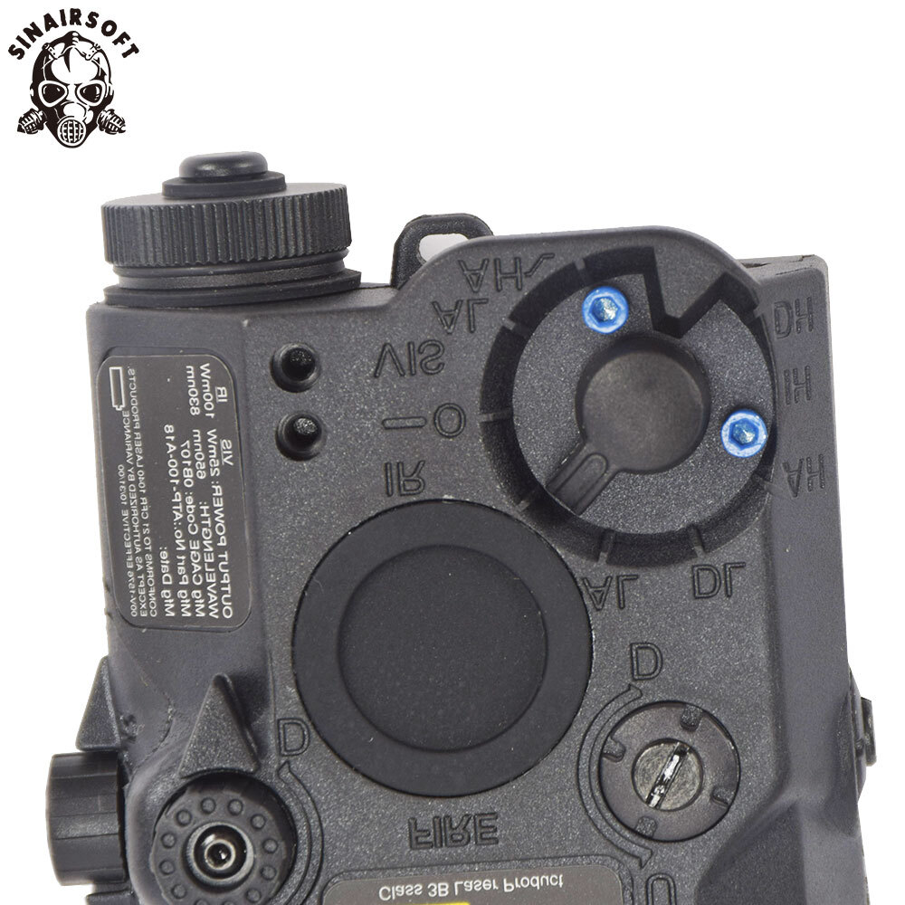 Tactical PEQ-15 Red laser LED White Light Sight With IR Lens Flashlight ...