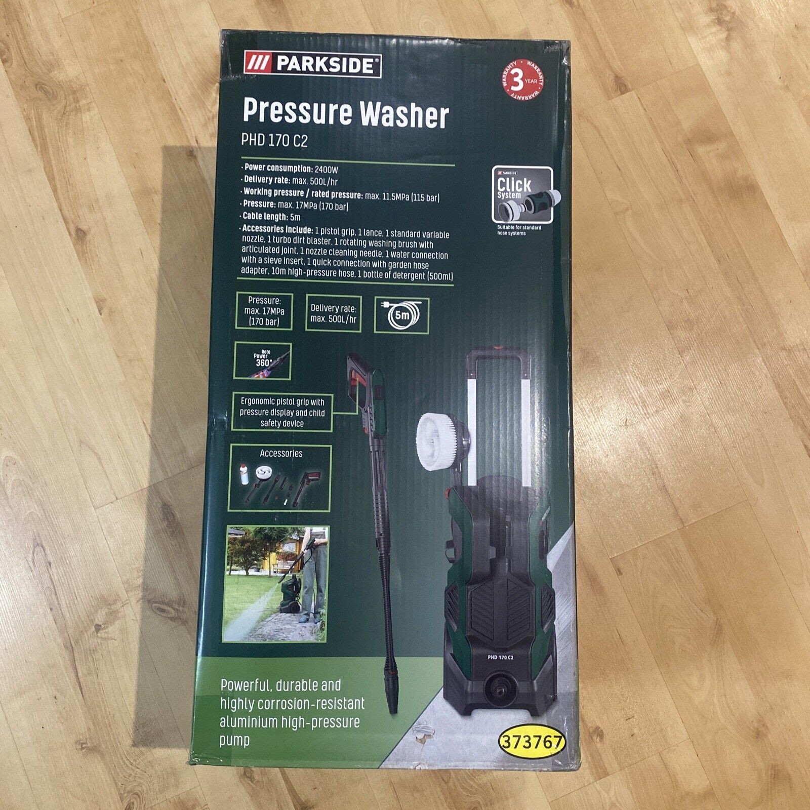 Parkside PHD 170 B2 2400W Pressure Washer for sale online | eBay UK