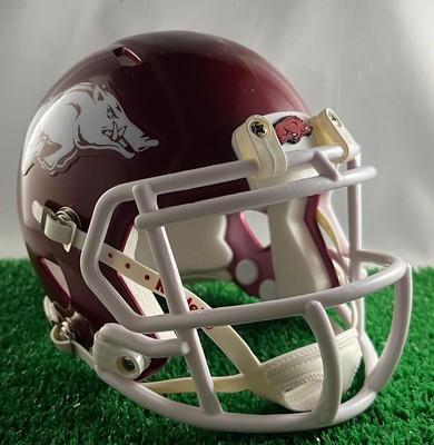 CUSTOM ARKANSAS RAZORBACKS RIDDELL SPEED MINI HELMET | eBay