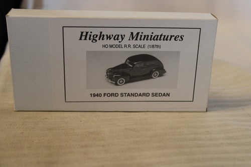 HO Scale Jordan Highway Miniatures, 1940 Ford Standard Sedan, #360-225 ...
