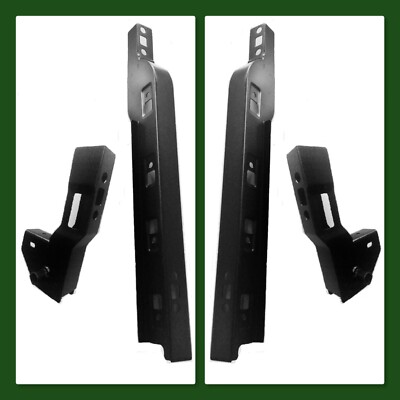 1 PAIR BULKHEAD PILLARS ,BRACKETS & KIT FOR L/R DEFENDER SERIES 2 3 D ...