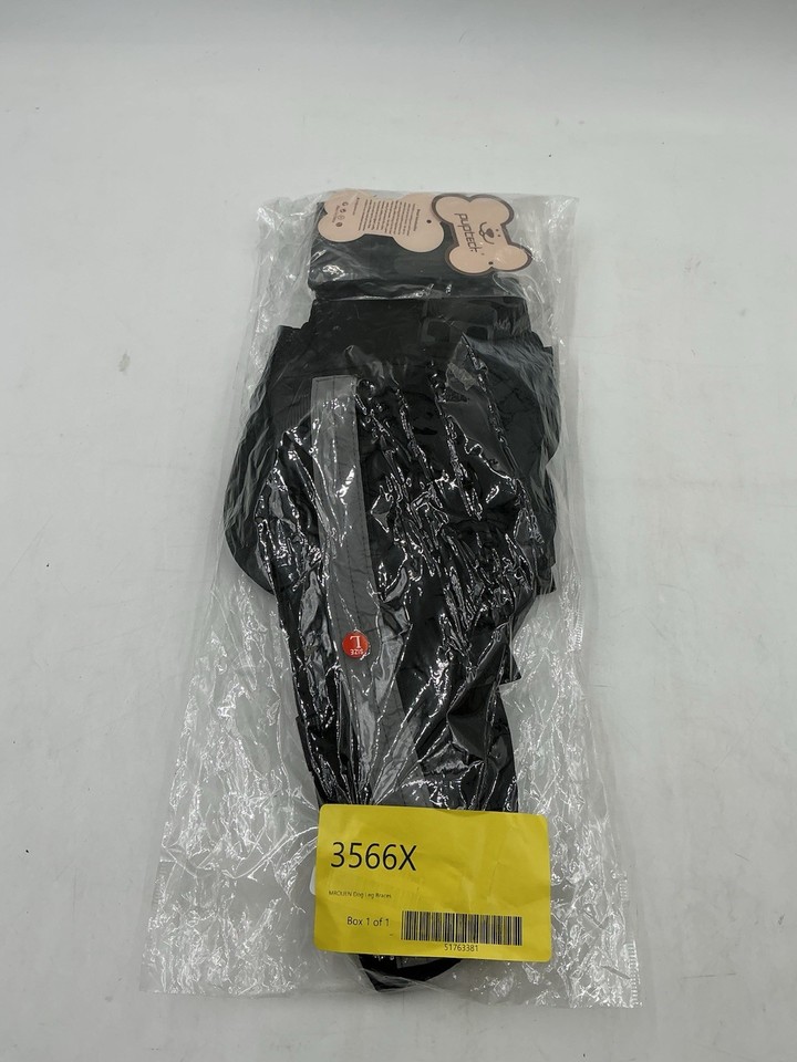 Mrouen Double Dog Leg Braces For Back Support, Double Knee Large, Black ...