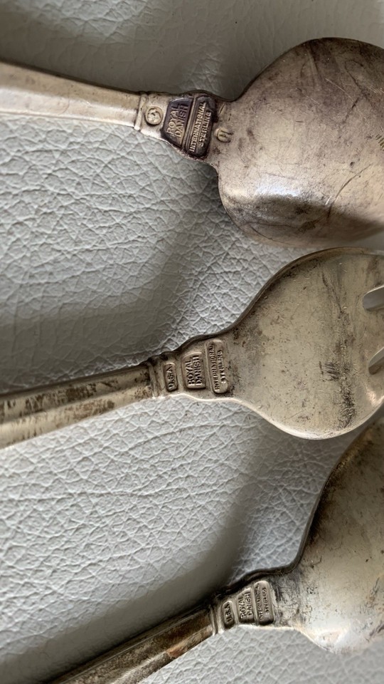974 Grams of Sterling Silver Flatware for Scrap Royal Danish Vintage ...