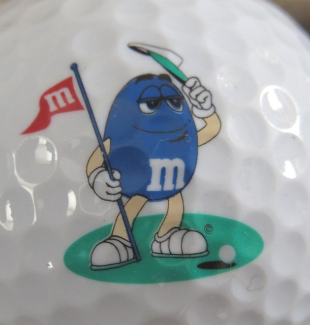 (1) M&M M&Ms CANDY LOGO GOLF BALL (BLUE) | eBay