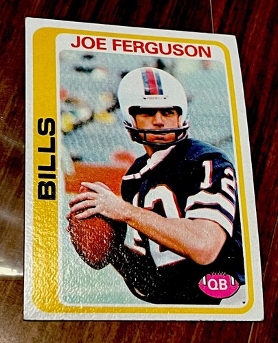 1978 Topps NFL Card # 339 Joe Ferguson Buffalo Bills | eBay