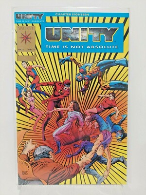 UNITY: Time Is Not Absolute #1 Gold Variant Label Valiant Comics | eBay