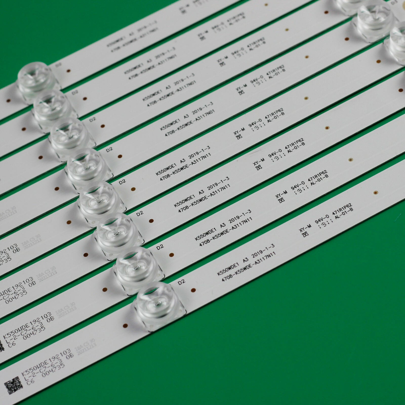 Kit/8pcs LED Strips For 55PUF7194/T3 4708-K55WDE-A3117N11 4708-K55WDE ...