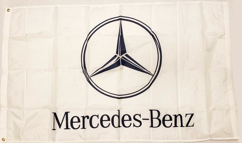 Mercedes Benz Racing Flag Banner 3' x 5' Garage Mancave US Seller | eBay UK