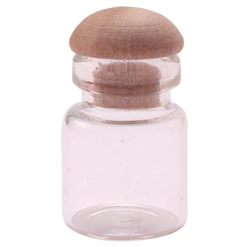 4PC Dollhouse 1:12 Scale Miniature Clear Glass Jars Kitchen Glassware ...