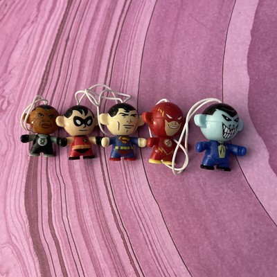 KINDER SURPRISE SET DC Super Heroes 5 Charm Talisman 1" figurines ...