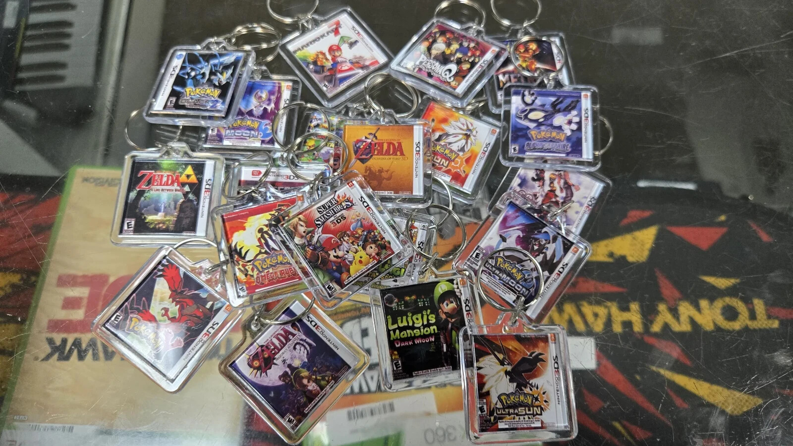 Nintendo 3DS N3DS Game Art Video Game Keychain | Chain | Pendent (Front ...