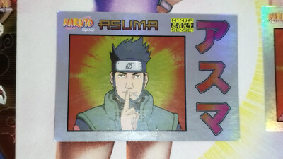 Carte Holo Naruto Ninja Ranks ns4 Panini Card CCG rare foil Asuma 2002 ...