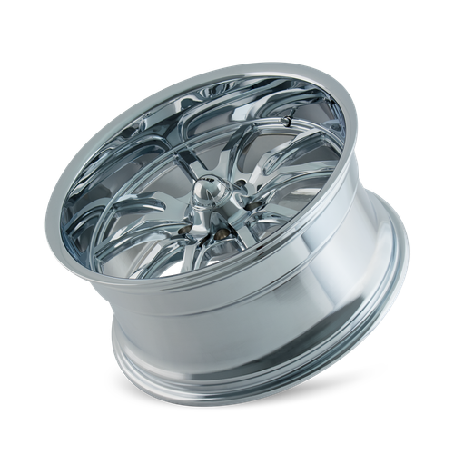 4 New 18x8 Ridler 650 Chrome Wheel/Rim 5x114.3 5-114.3 18-8 ET0 ...