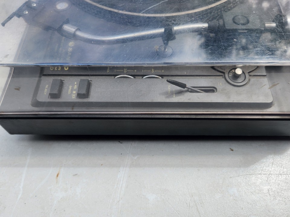 SANYO Direct Drive TP-1020 Turntable Record Player Powers On | eBay