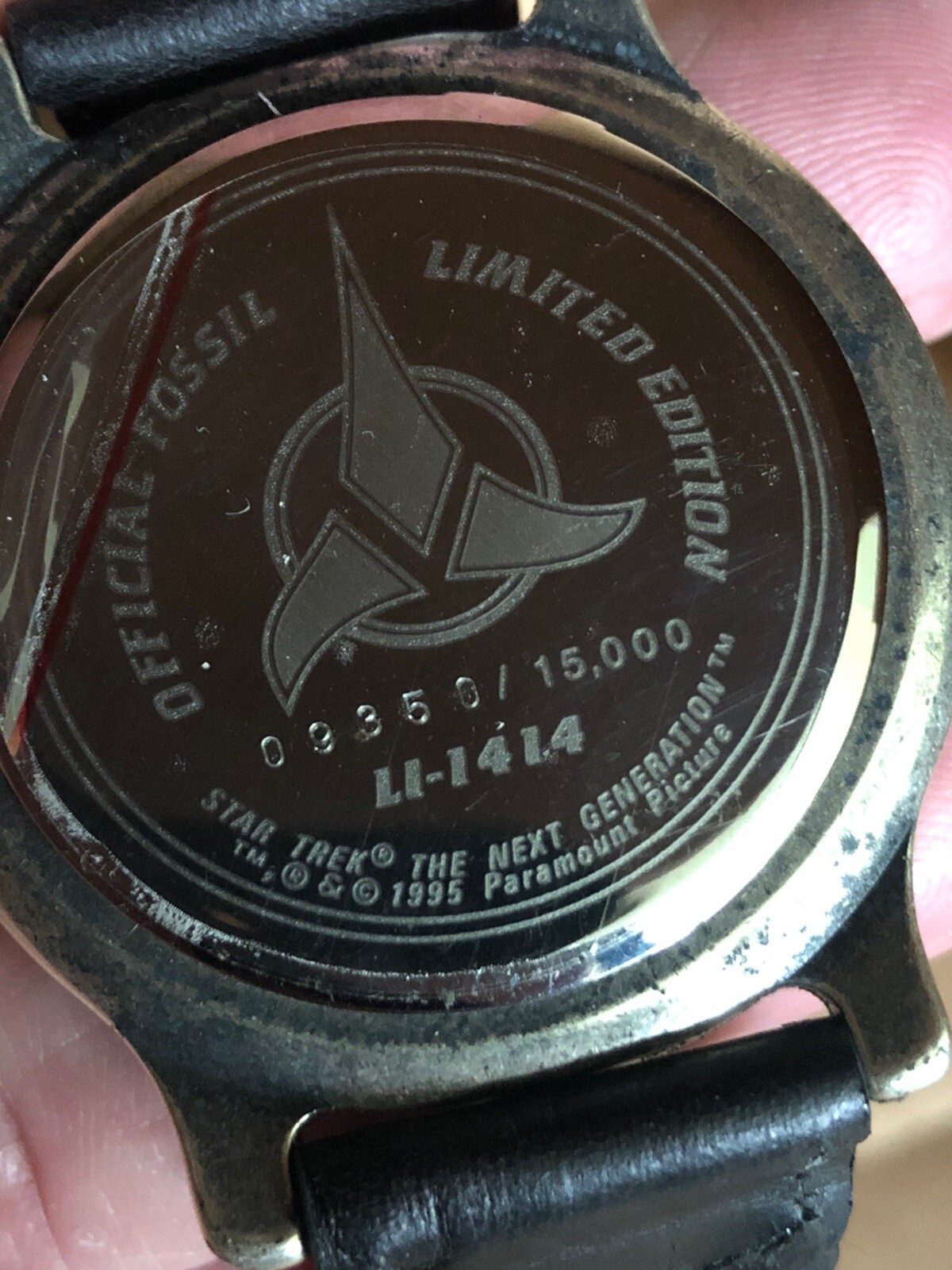 Star Trek Next Generation Limited Edition Klingon Watch By Fossil + Pin ...