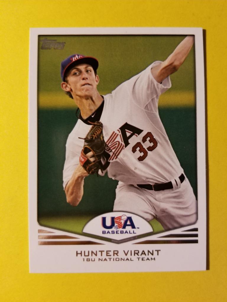 HUNTER VIRANT - RC ROOKIE USA NATIONAL TEAM #USA-56 ASTROS 2011 TOPPS ...
