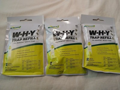 RESCUE! Non-Toxic Wasp, Hornet, Yellowjacket Trap (WHY Trap) REFILL LOT ...
