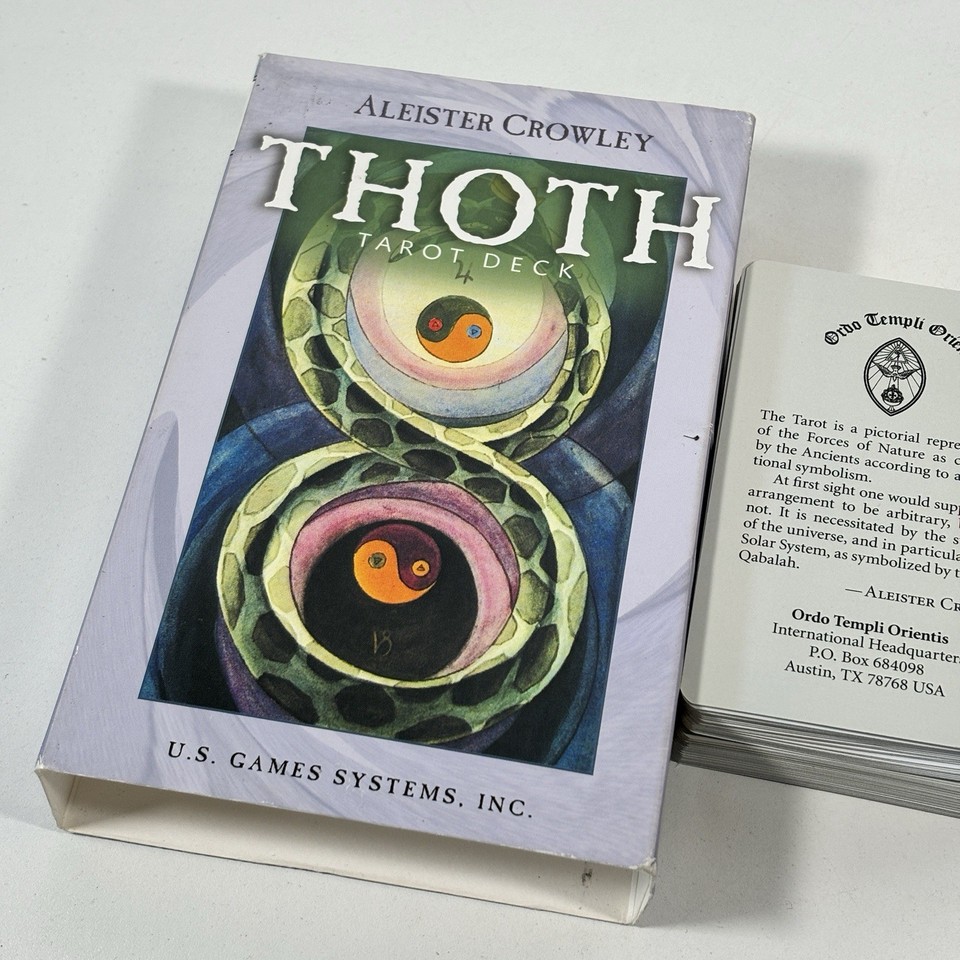 Thoth Tarot Deck - Aleister Crowley - US Games System Inc - Genuine | eBay